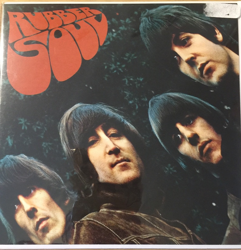 The Beatles 'rubber Soul Vintage 1965 Album Cover Blank - Etsy