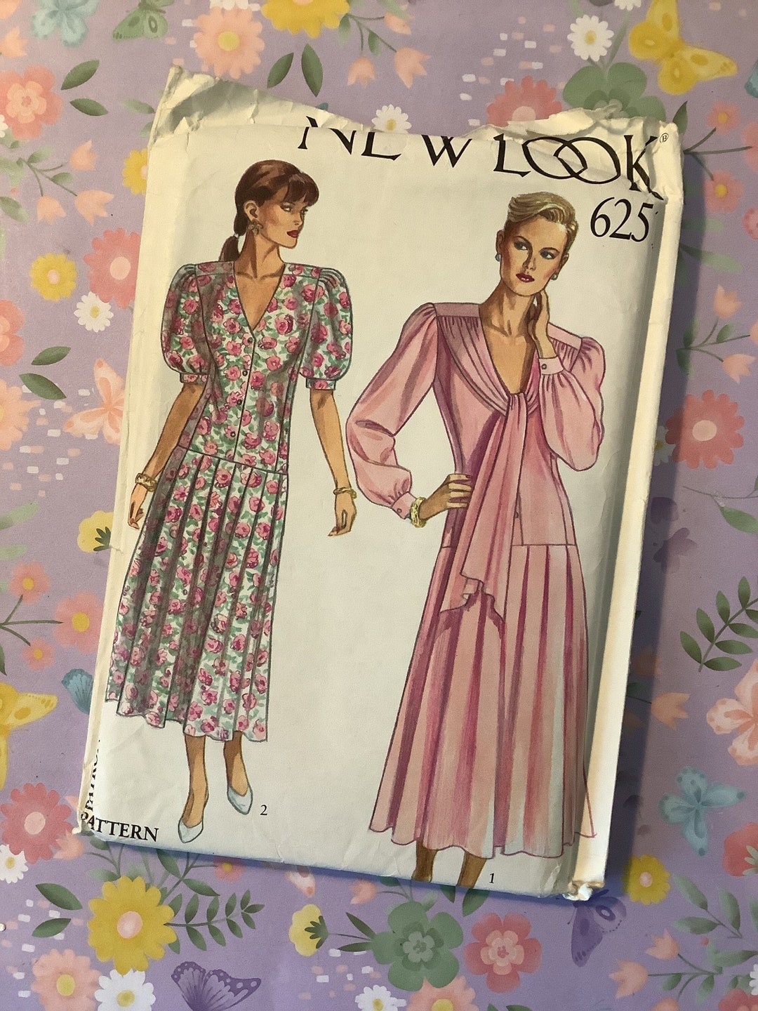 RARE Vintage Uncut Circa 1980s New Look Sewing Pattern No 6251 for ...