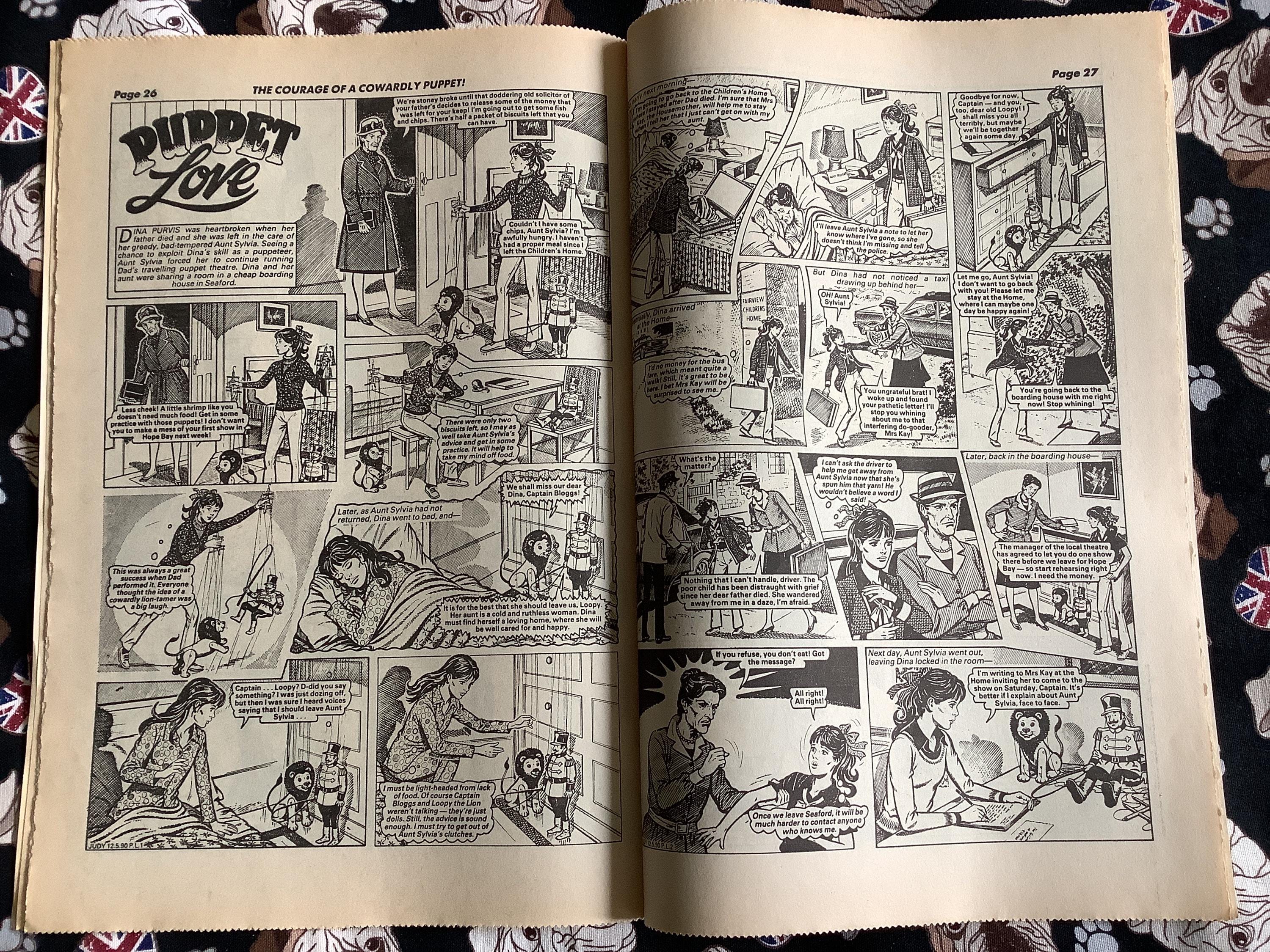 Rare Vintage May 12, 1990 'judy' Comic -comic Strip Stories -childhood ...