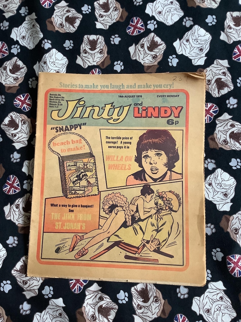 VERY RARE Vintage 14th August 1976 Jinty and Lindy Comic - Comic Strip ...