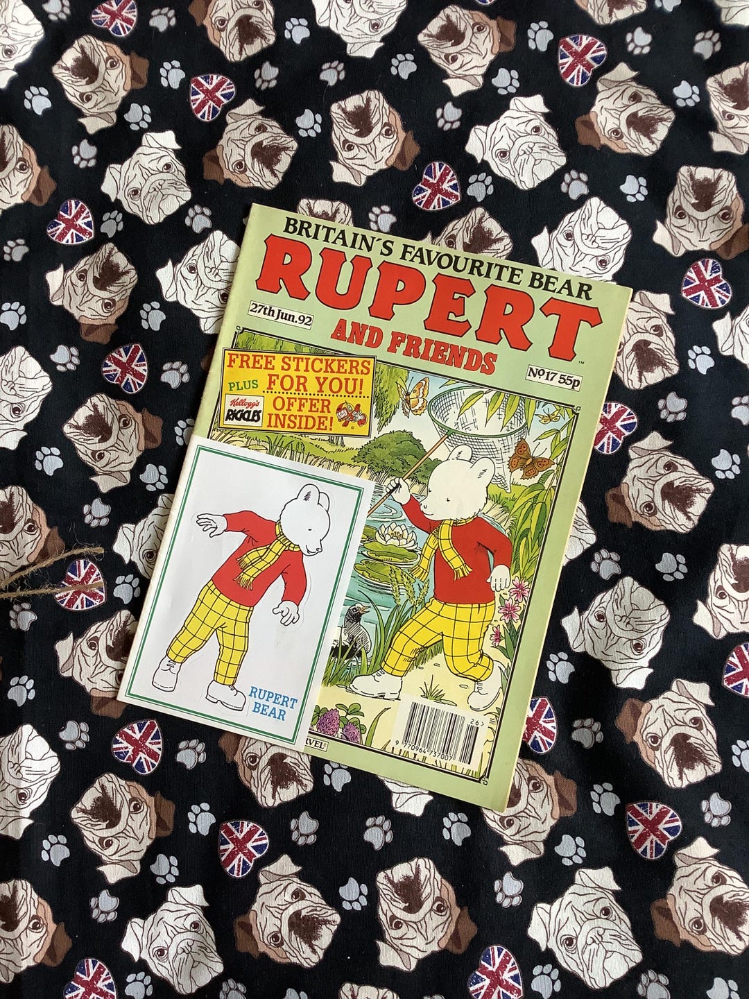 Rare Vintage 27th June 1992 'rupert and Friends' Comic Complete With ...
