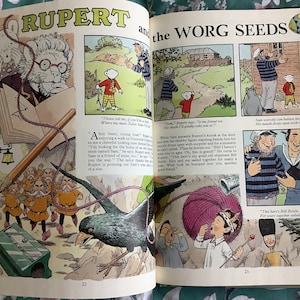 RARE Vintage 1987 'rupert' Daily Express Hardback Annual - Rupert the ...