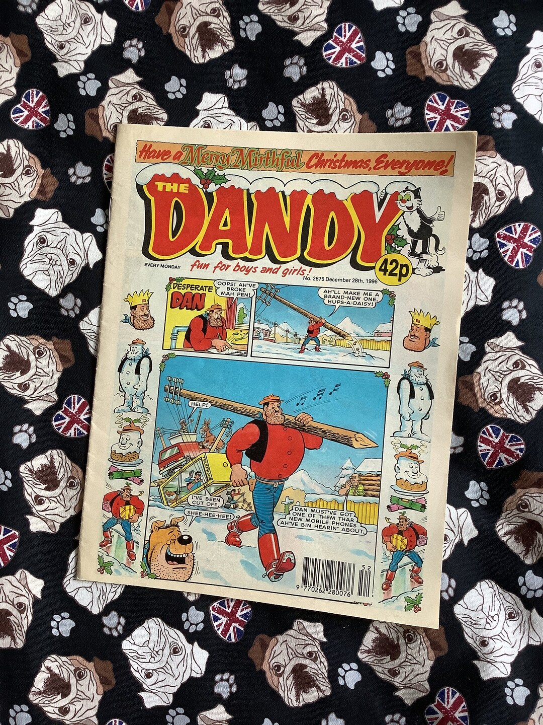 Rare Vintage From 28th December 1996 'the Dandy' Comic -comic Strip ...