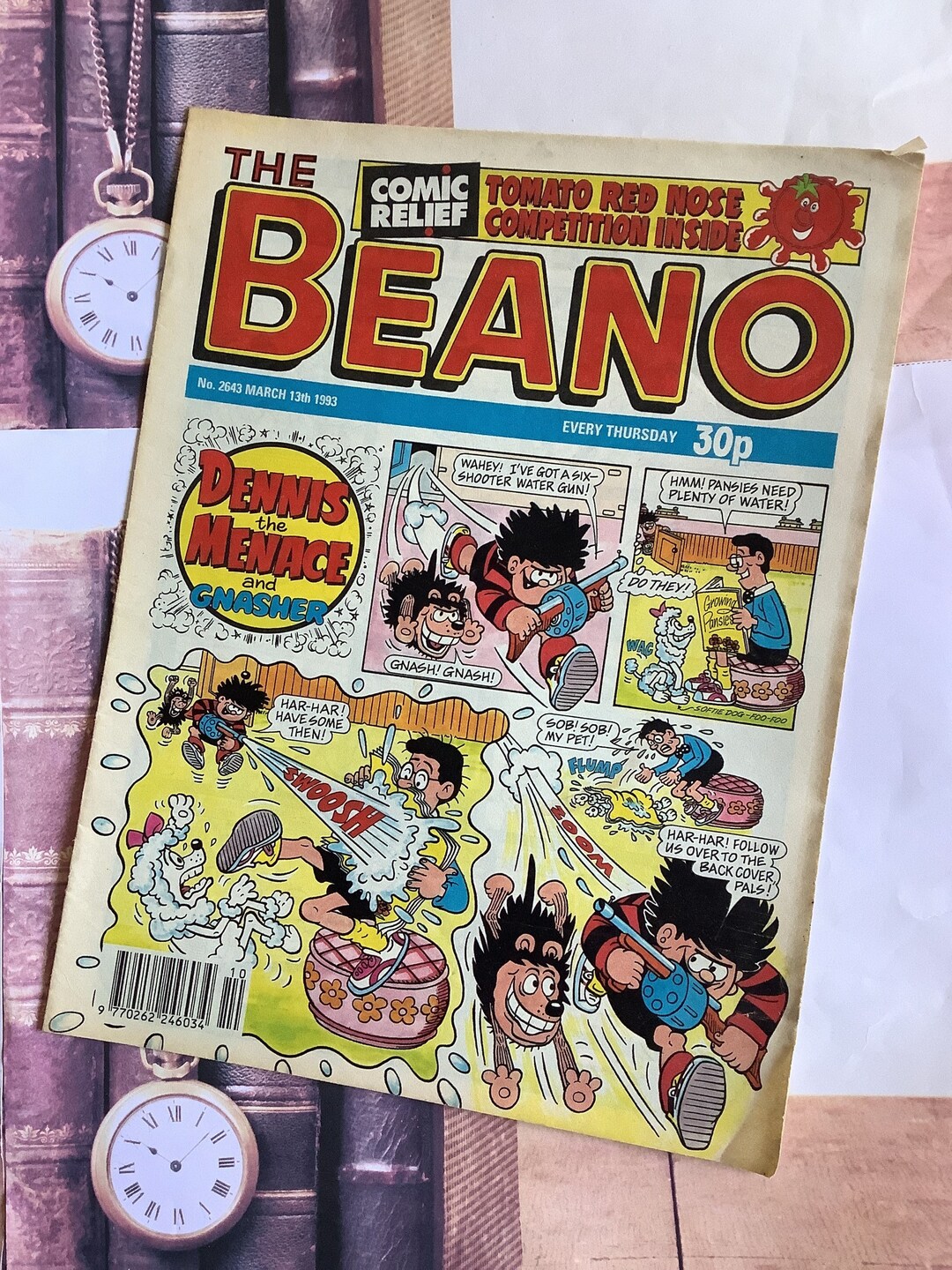 RARE Vintage From March 13th 1993 'the Beano' Weekly Comic No 2643 ...