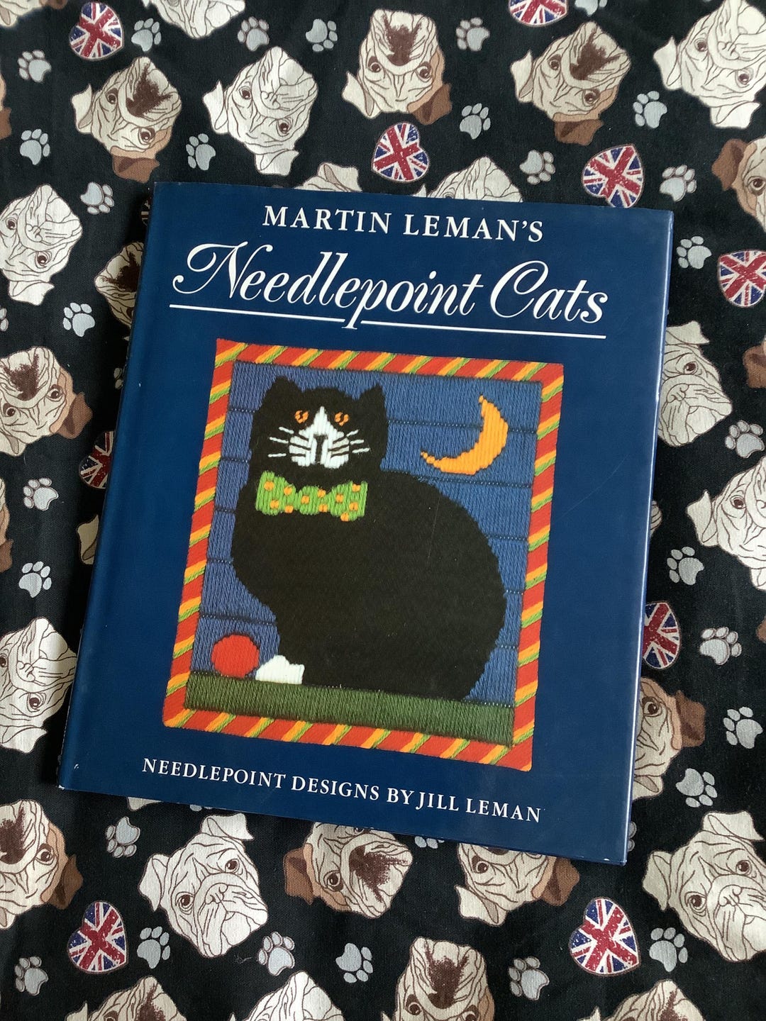 STUNNING Vintage 1990 First Edition 'martin Leman's Needlepoint Cats ...