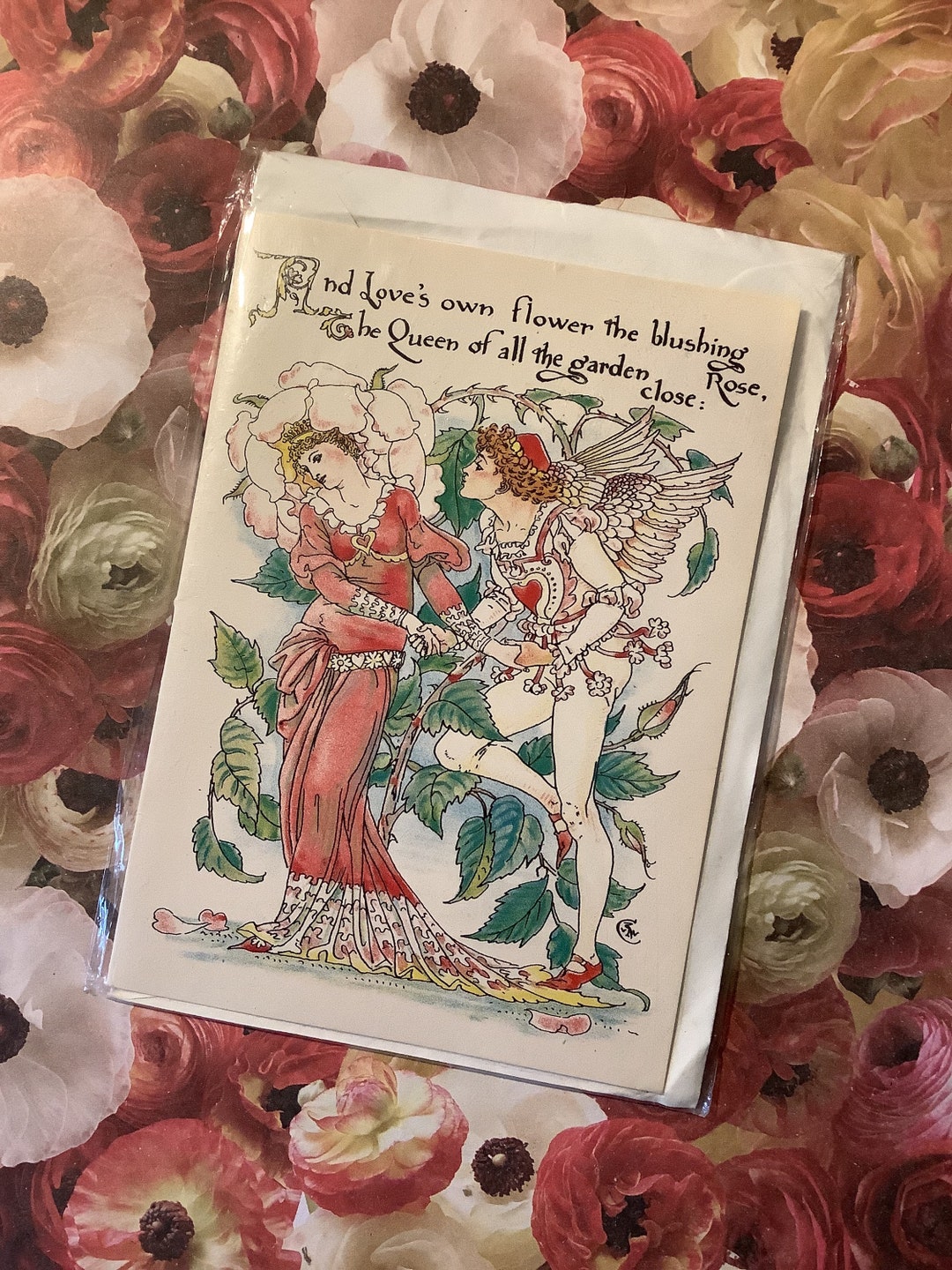 EXTREMELY RARE Vintage Circa 1970s Walter Crane 'flora's Feast' Design ...