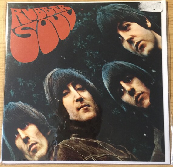 The Beatles 'rubber Soul Vintage 1965 Album Cover Blank | Etsy UK