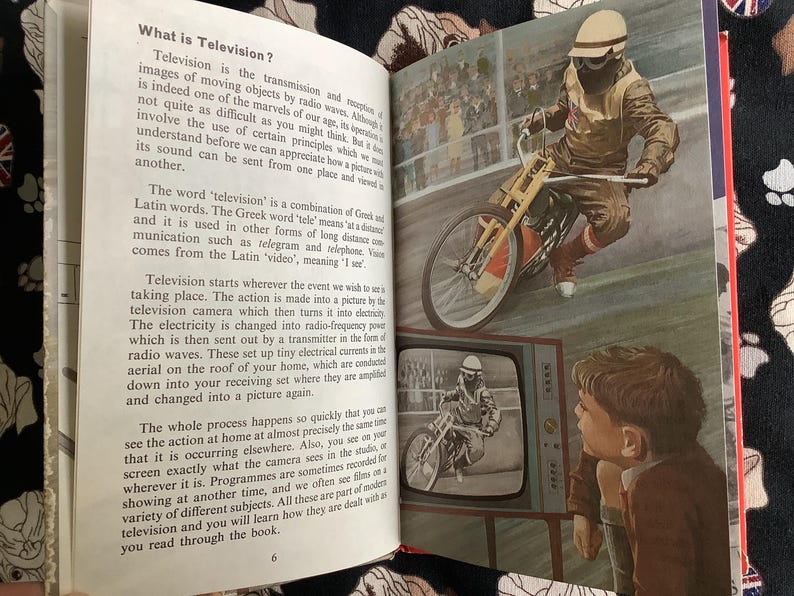 RARE 1970s Vintage How It Works … Ladybird Book 'television ...