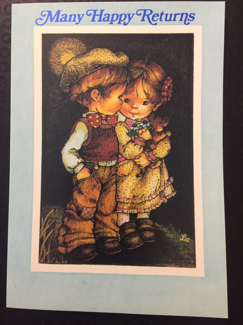 RARE Vintage/retro Circa 1970s 'many Happy Returns’ Super Cute Little ...
