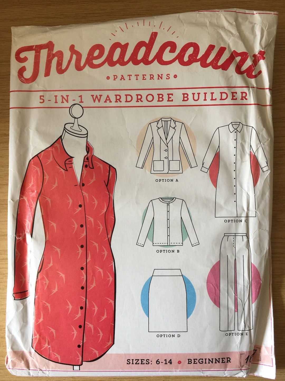 Uncut Threadcount Sewing Pattern 1607 - 5-in-1 Wardrobe Builder Pattern ...