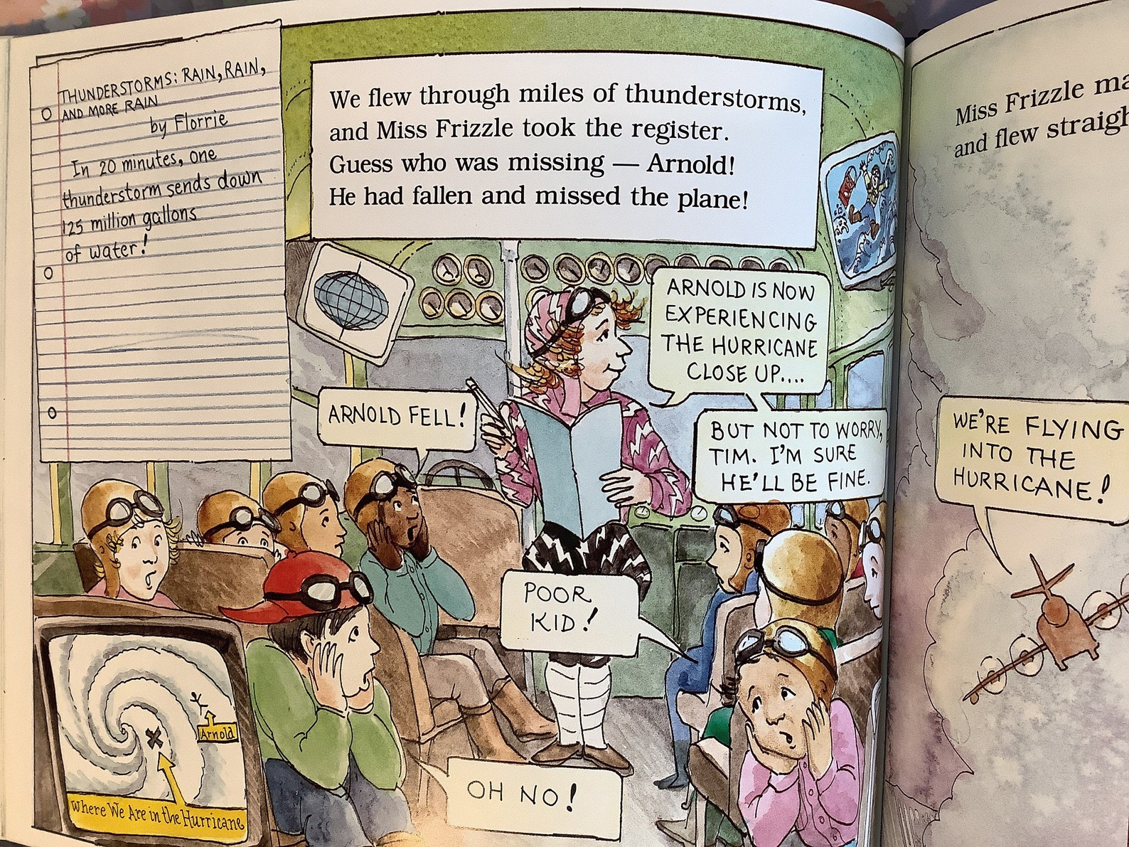 RARE Vintage 1996 'the Magic School Bus Inside A Hurricane' Hardback ...