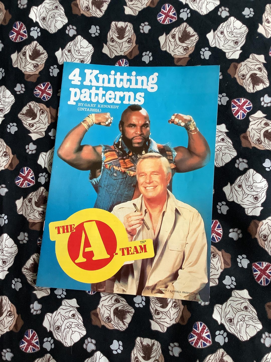 RARE Vintage 1983 'the A Team' 4 Knitting Patterns by Gary Kennedy ...