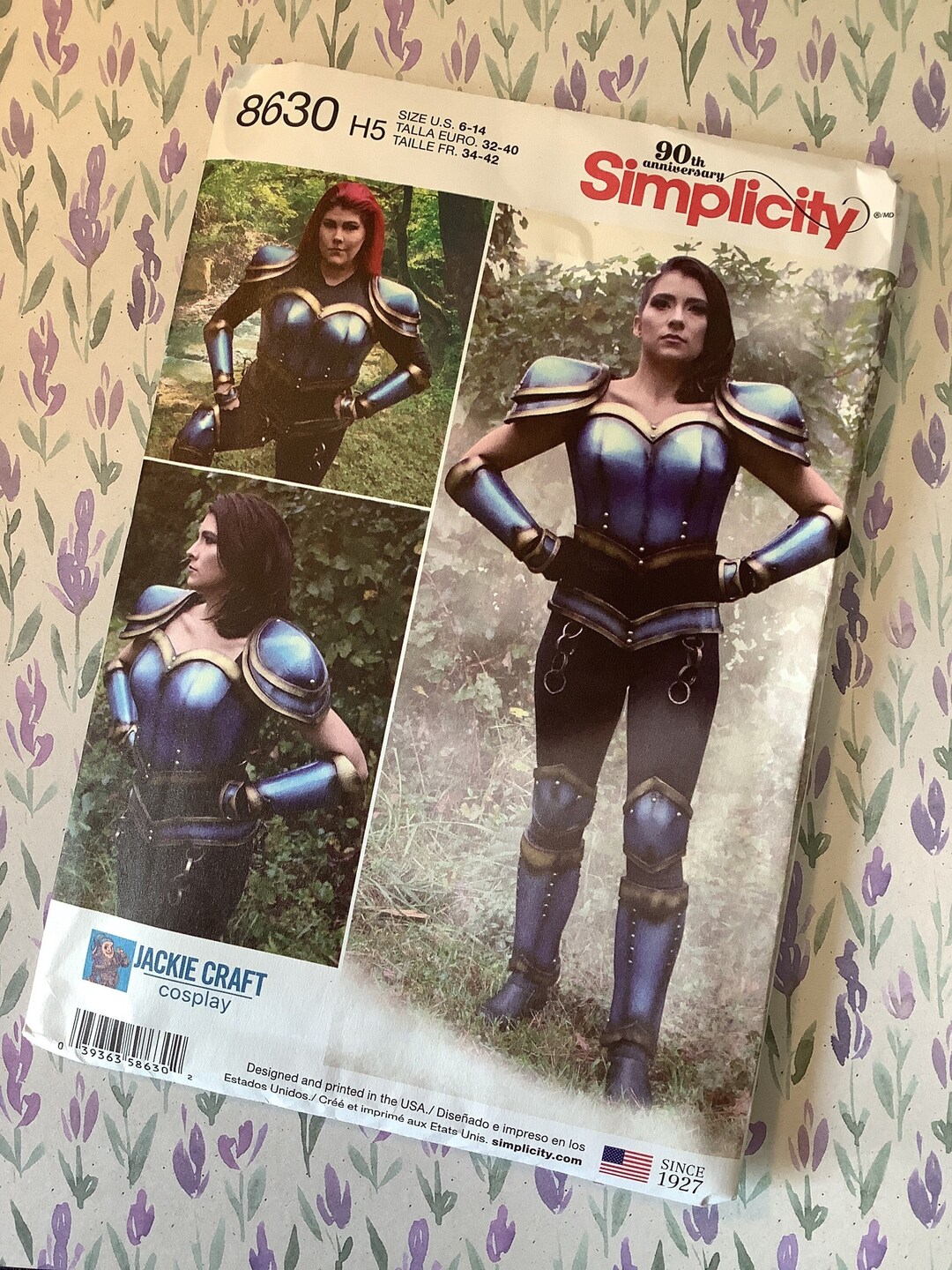 RARE Uncut F/F 2018 Simplicity Sewing Pattern - Misses' Cosplay Armor ...