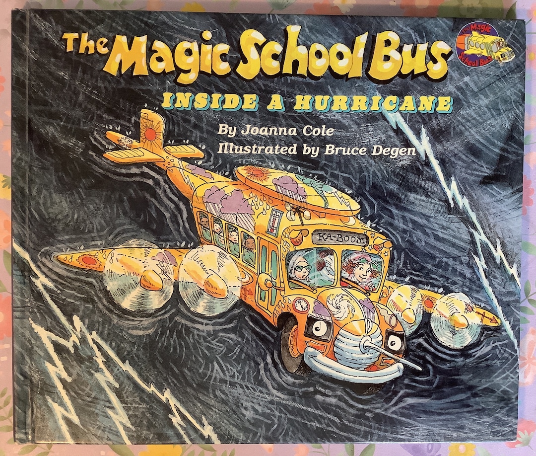 RARE Vintage 1996 'the Magic School Bus Inside A Hurricane' Hardback ...