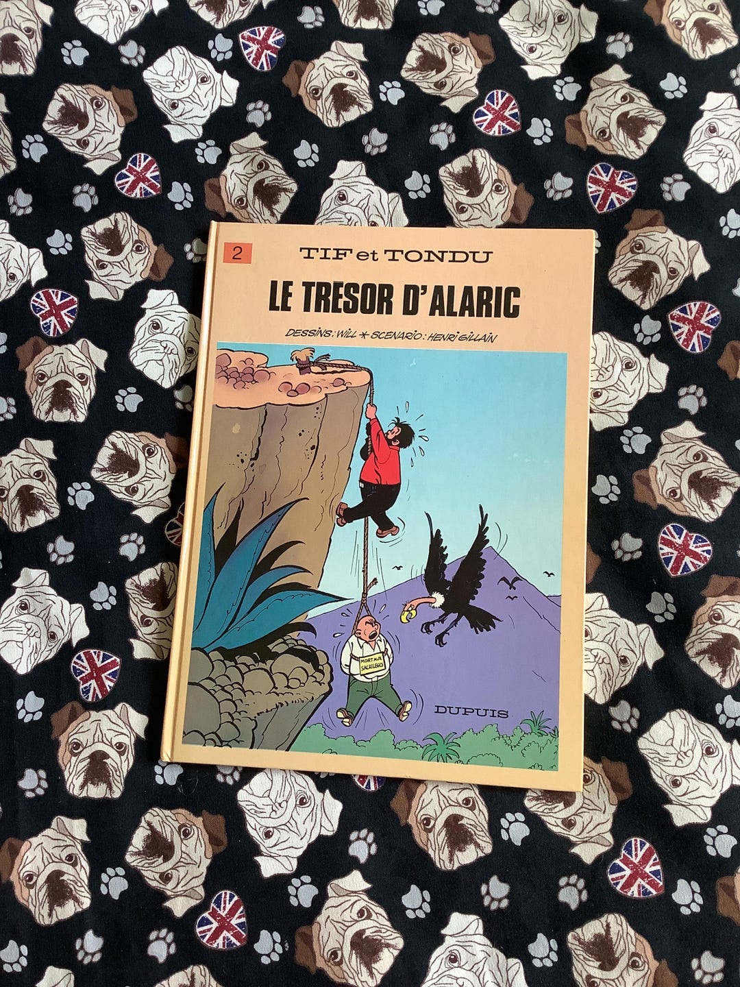RARE 1986 'tif Et Tondu - Le Tresor D'alaric' Book in Hardback by Henri ...