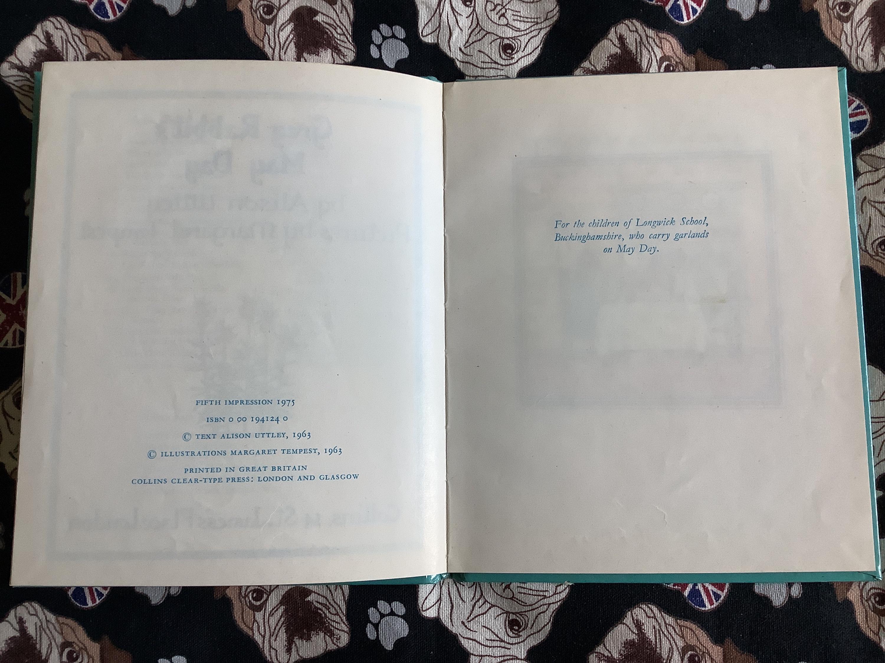 1975 Vintage Children's Book Alison Uttley 'grey Rabbit's May Day' the ...