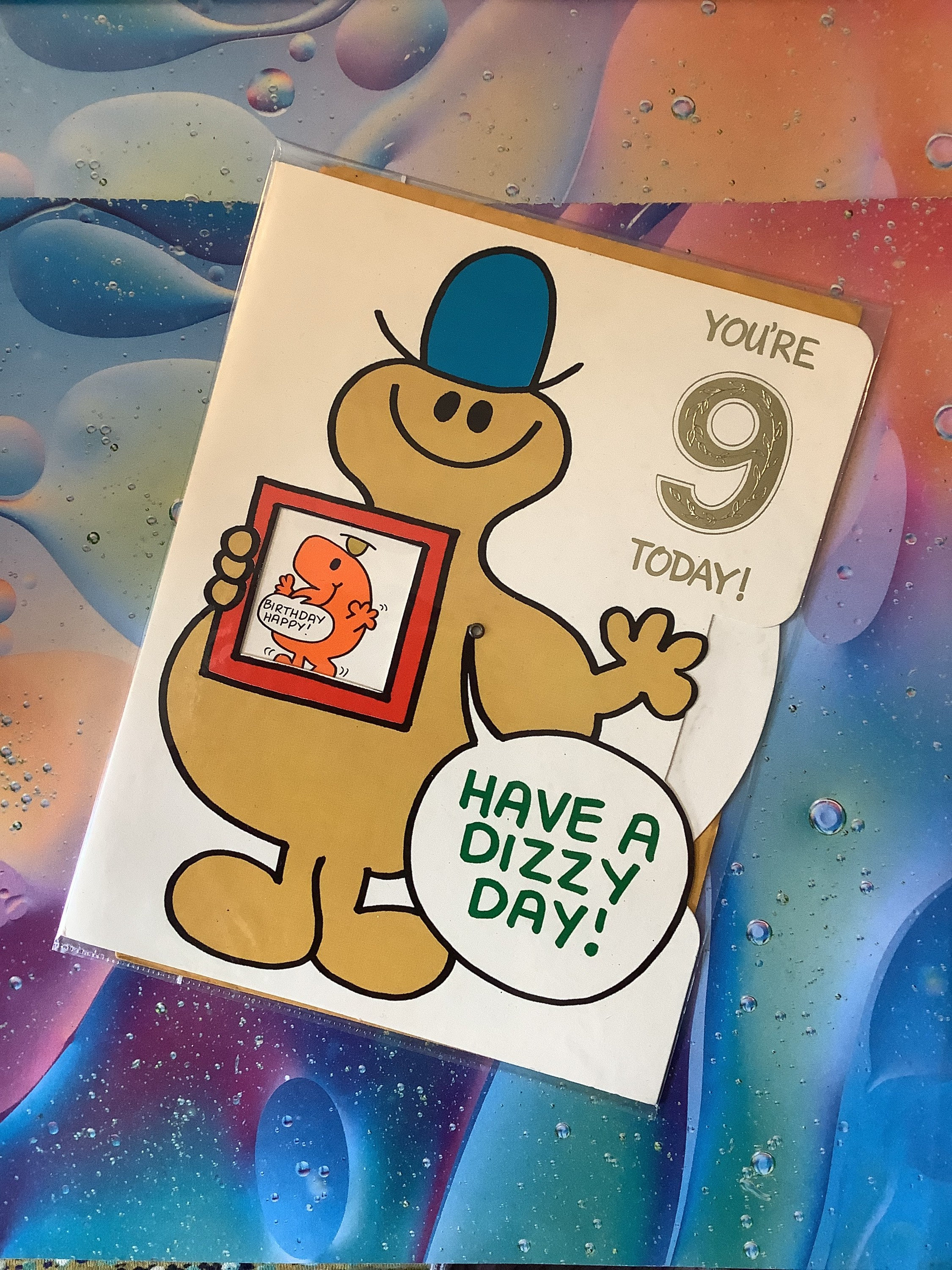 RARE Vintage 1978 Large Original Mr Men 'mr Dizzy' 9th - Etsy UK