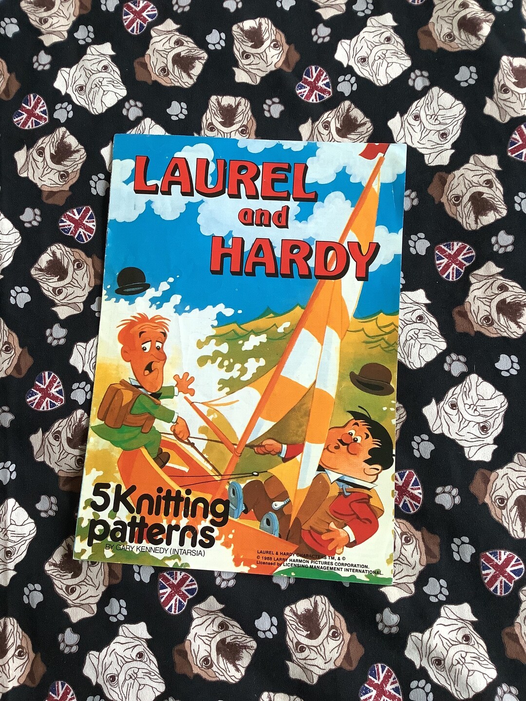 RARE Vintage 1988 'laurel and Hardy' 5 Knitting Patterns by Gary ...