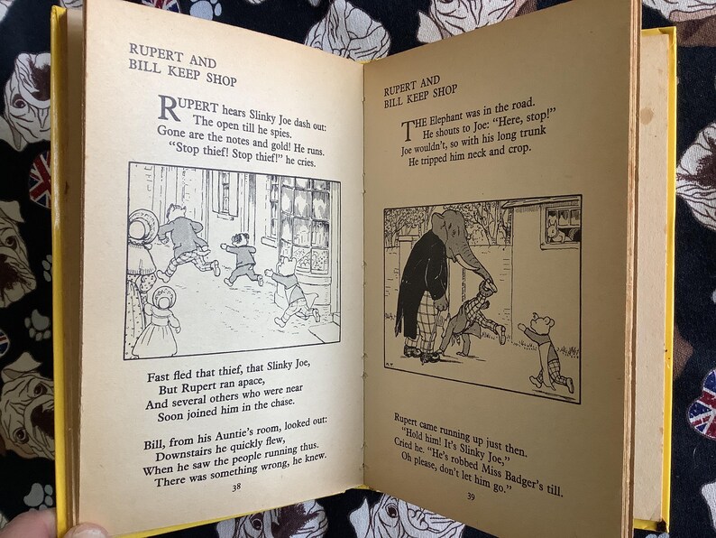 Vintage Circa 1970s Children's Book No 14 'rupert and Bill Keep Shop ...