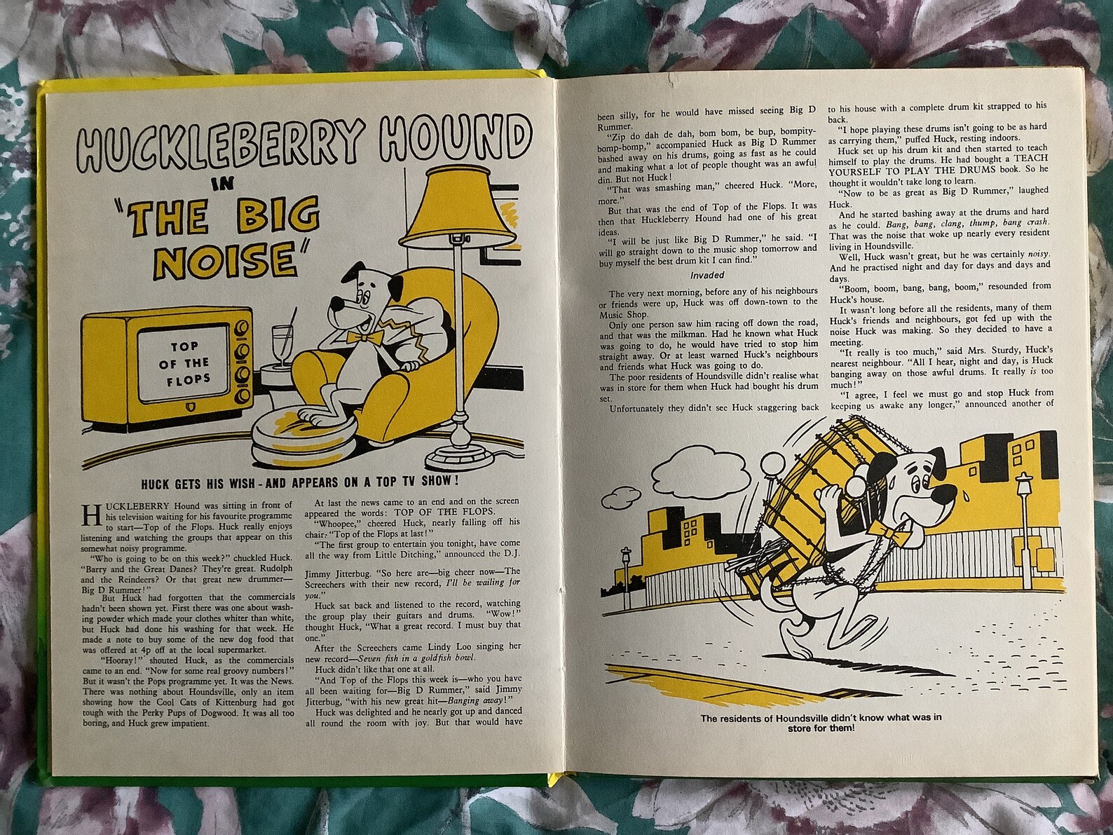 RARE Vintage 1972 Hanna Barbera's 'fun Fair No 1' Book in Hardback ...