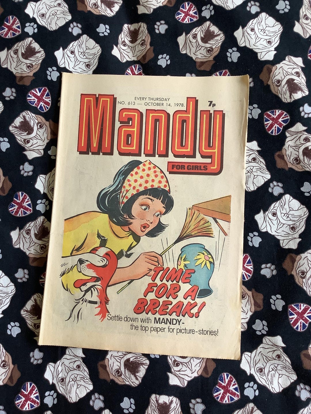 Rare Vintage October 14 1978 Issue No 613 'mandy' Comic - Comic Strip ...
