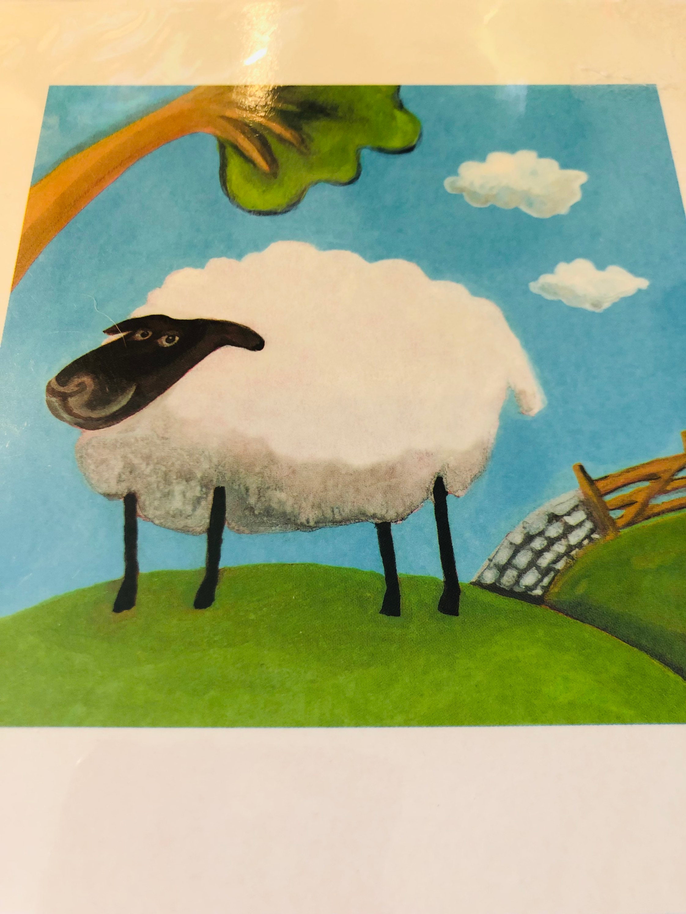 FABULOUS Cute Fluffy Sheep Design Blank Greetings Card - Etsy UK