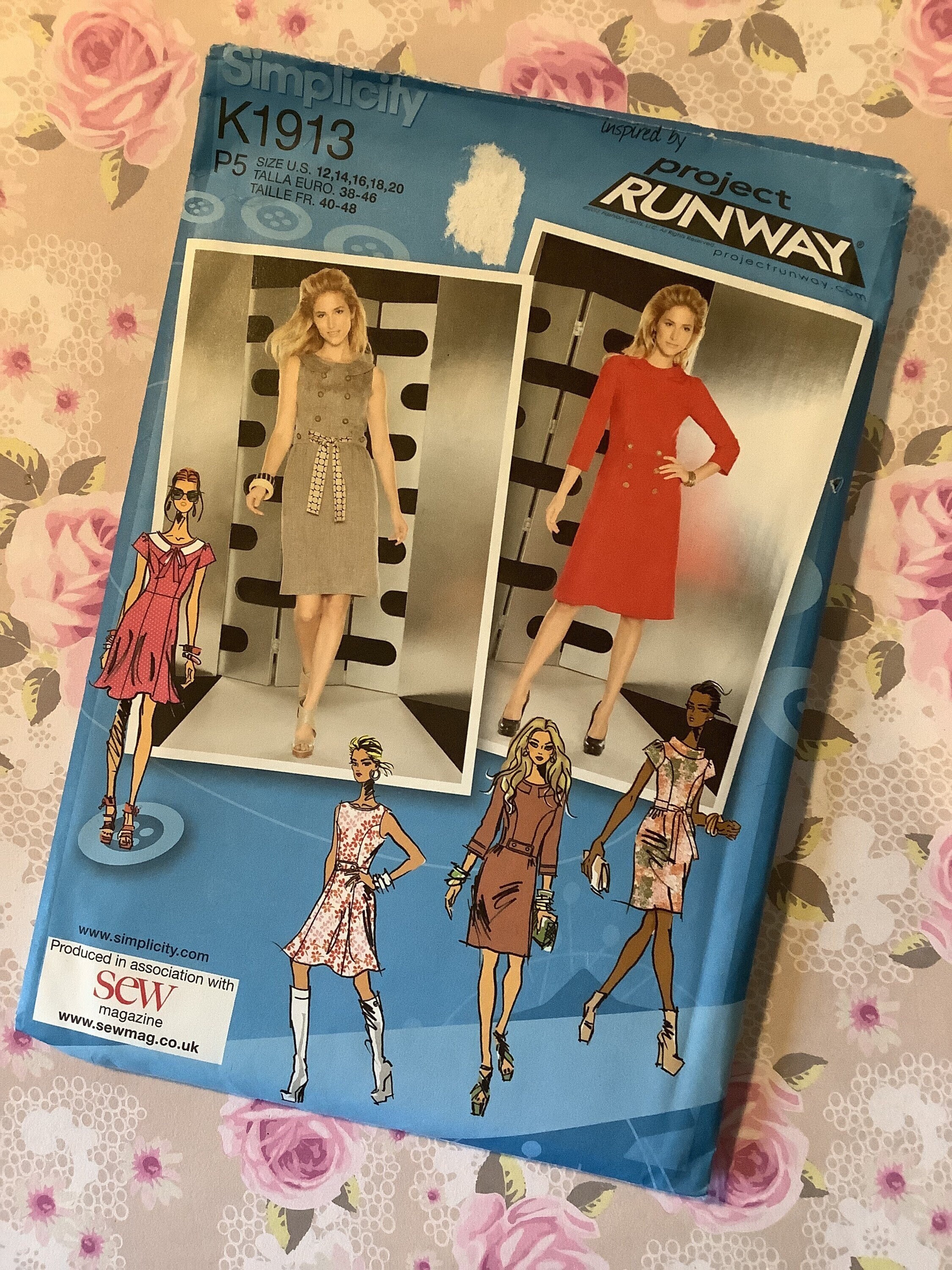 Uncut 2013 Simplicity Project Runway Sewing Pattern No K1913 - Etsy