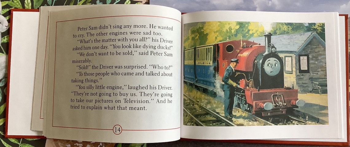 Vintage 1995 Thomas the Tank Engine Hardback Book Hullo Twins' by Rev W ...