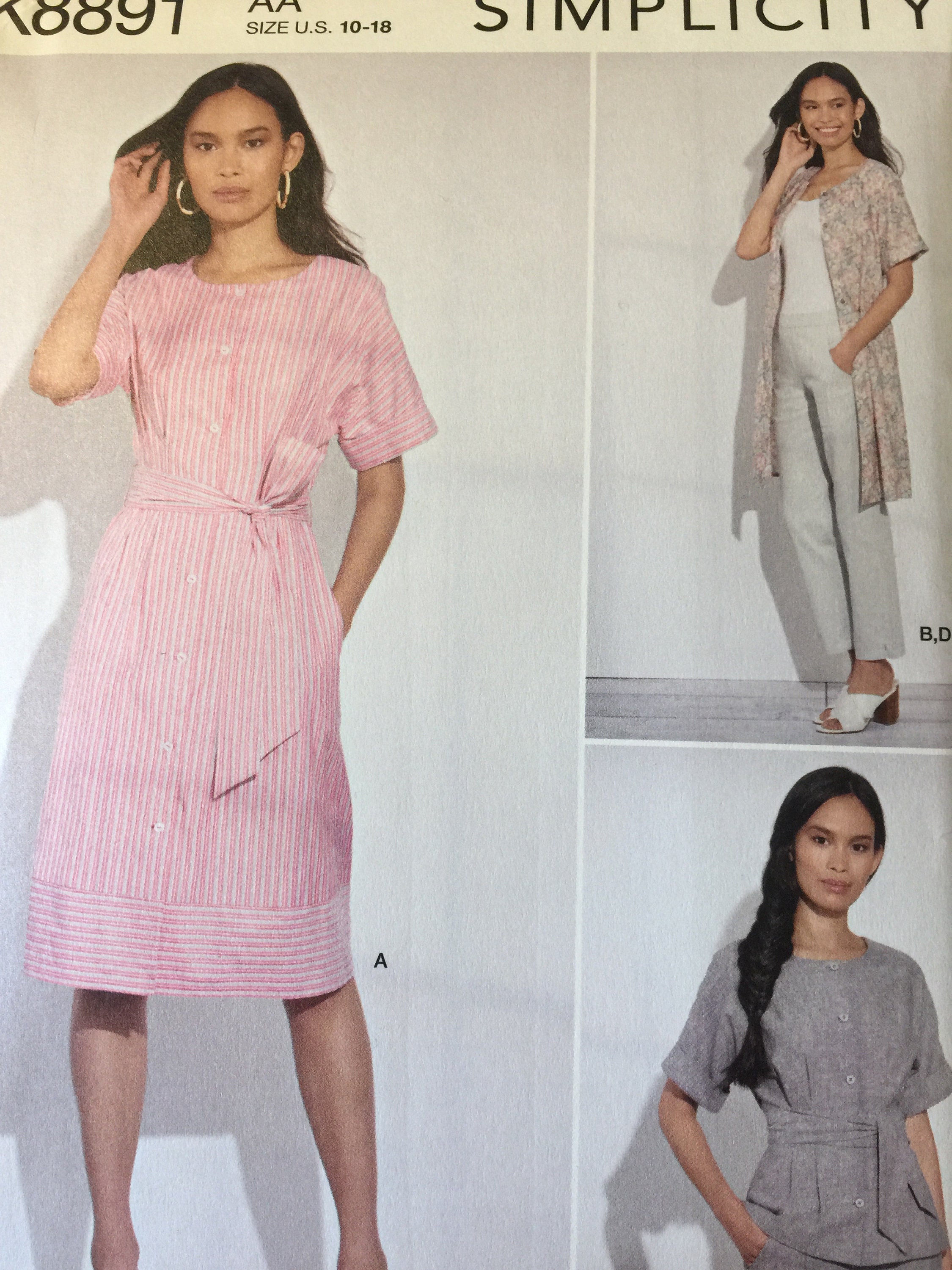 Uncut 2020 Simplicity Sewing Pattern K8891 for - Etsy