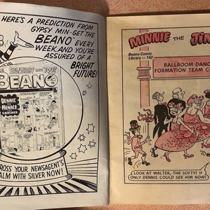 Rare Vintage From 1988 'beano - Minnie the Minx' Mini Comic No. 142 ...