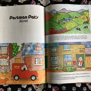Rare Vintage 1991 'my Favourite Postman Pat Stories' Hardback Book by ...