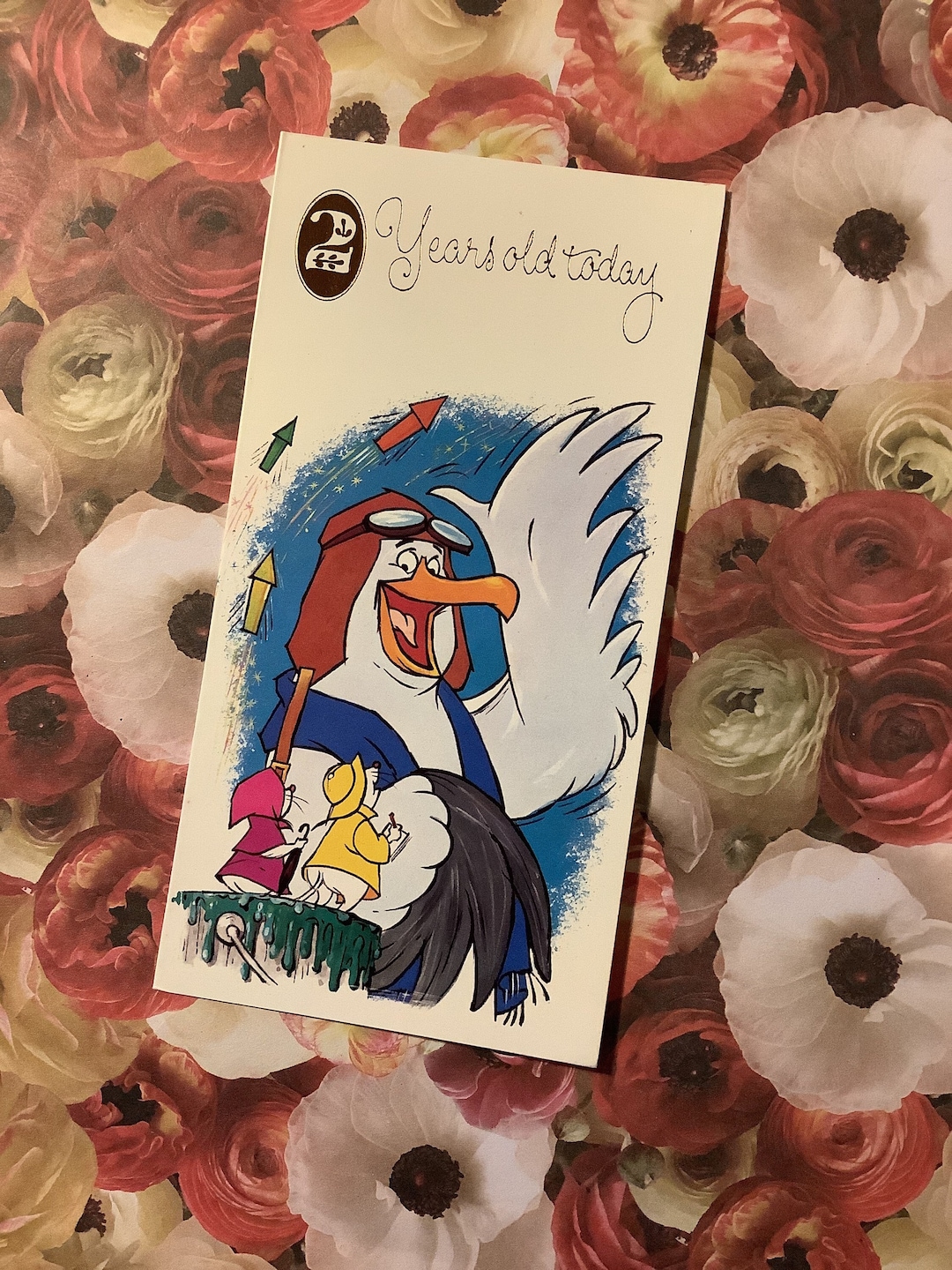RARE Vintage Circa 1970s Walt Disney Productions '2 Years Old Today ...