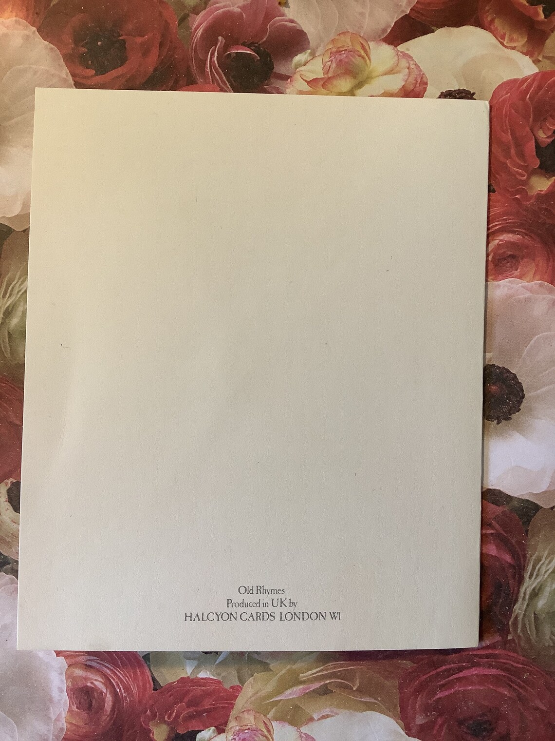 EXTREMELY RARE Vintage Circa 1970s 'old Rhymes' Nursery Rhyme 'where ...