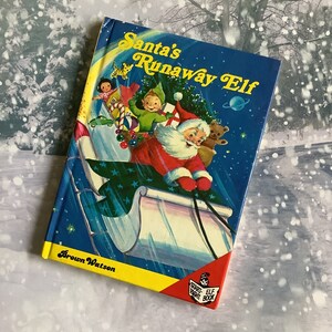 Vintage 1986 'santas Runaway Elf' Little Hardback - Etsy