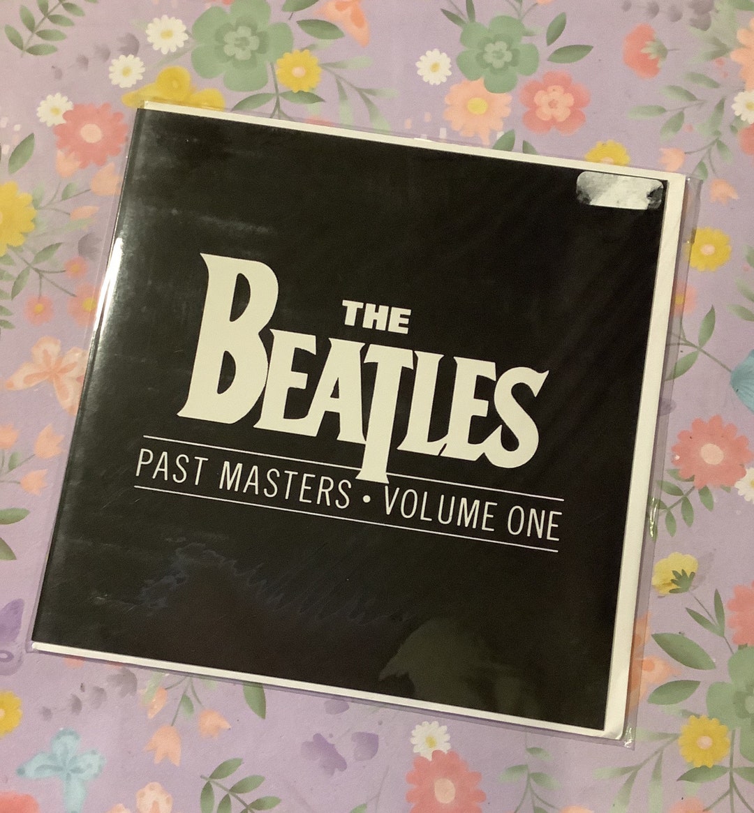 The Beatles 'past Masters Volume One' Vintage 1988 Album Cover Blank ...
