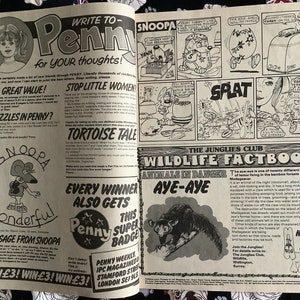 Rare Vintage 30th June 1979 'penny' Comic Issue No 10 Comic Strip ...