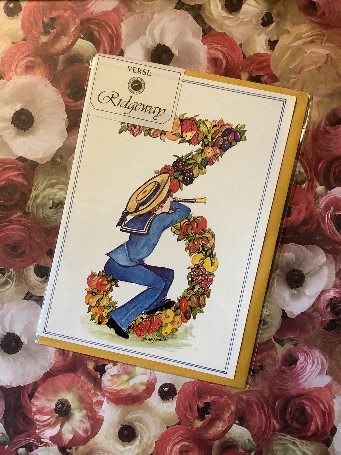 Extremely RARE Vintage Circa 1970s 3rd Birthday Card -beautiful Hilary ...