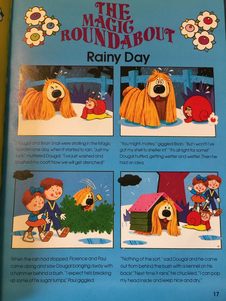 RARE Vintage/retro 1993 'the Magic Roundabout' Annual - Etsy UK