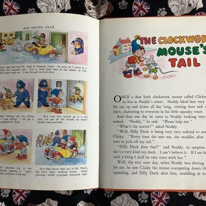 RARE 1984 Vintage Children's Book Enid Blyton's Noddy Book in Hardback ...