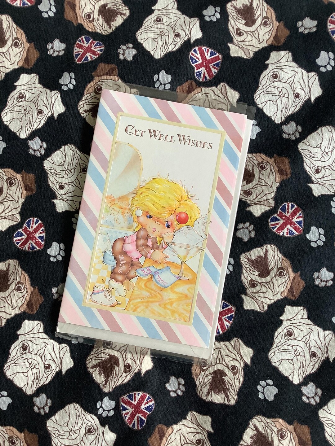 RARE Retro/vintage Circa 1980s 'get Well Wishes' Card With Fun ...