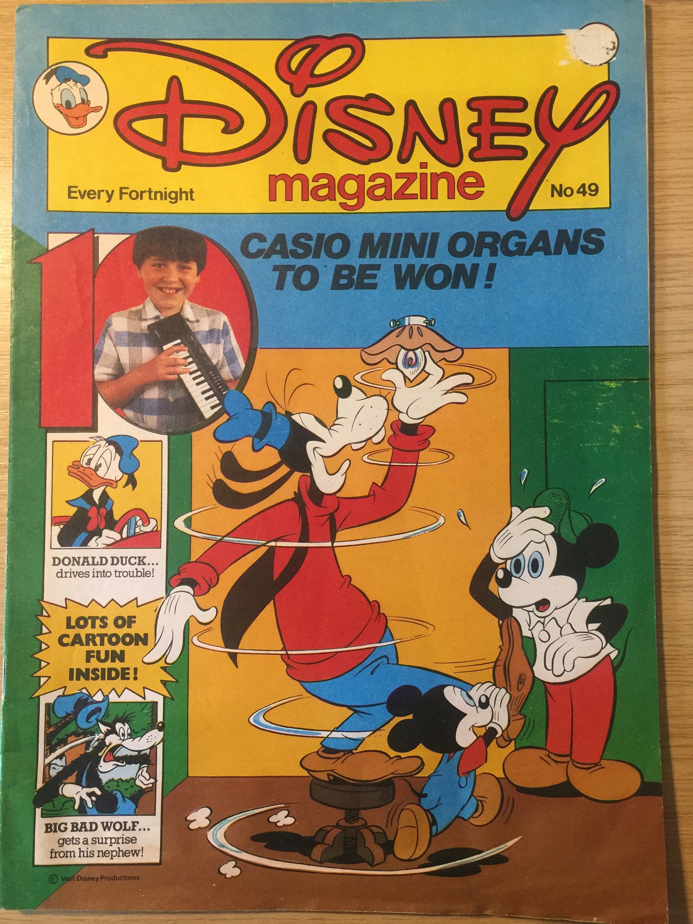Rare Vintage From 1985 'disney Magazine' No 49 - Etsy