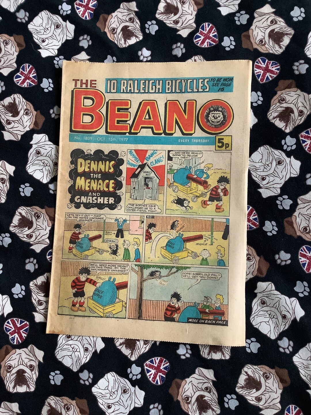 RARE Vintage October 15th 1977 the Beano Weekly Comic No 1839 Fun Comic ...
