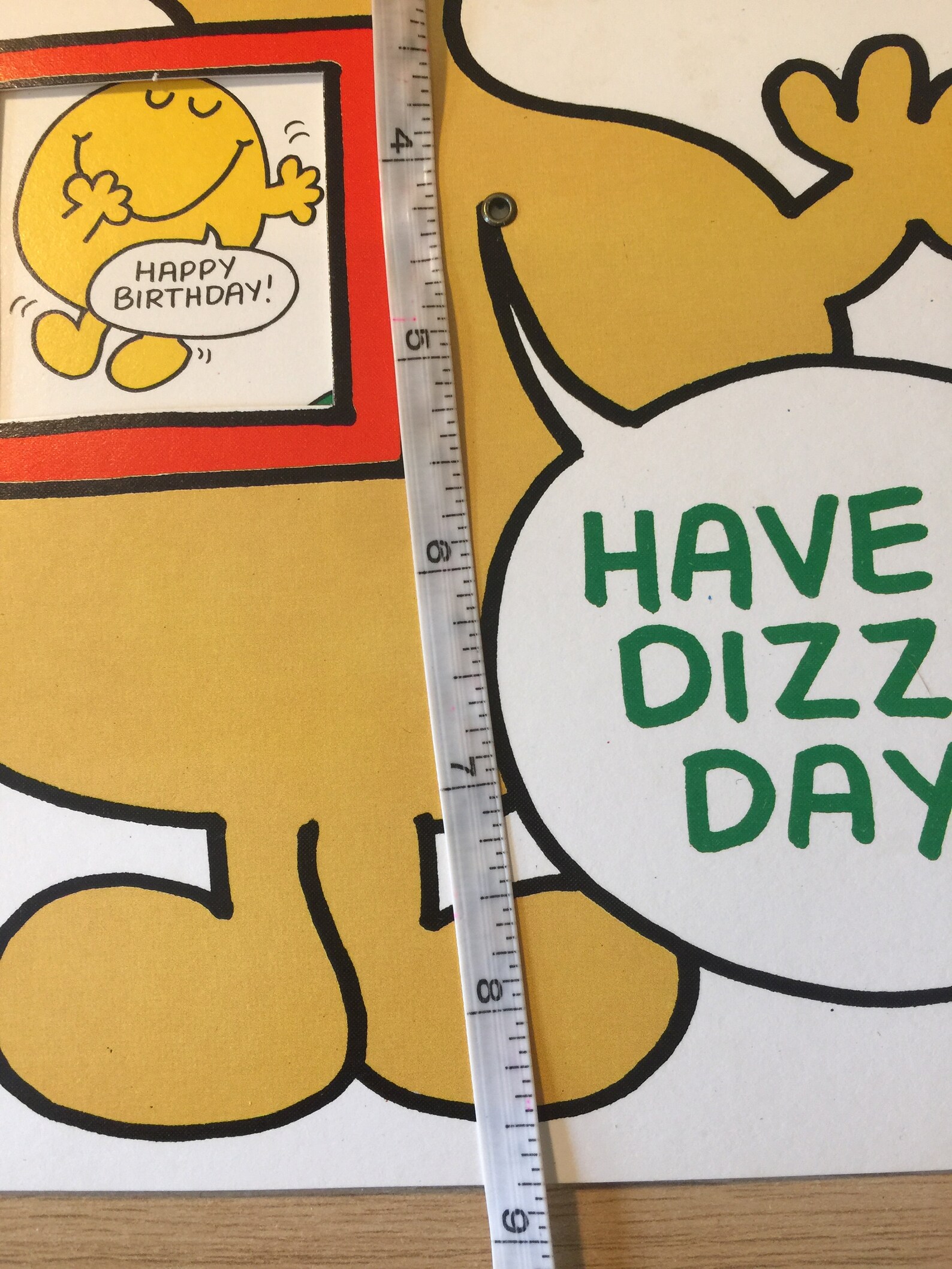 RARE Vintage 1978 Large Original Mr Men 'mr Dizzy' 9th - Etsy UK