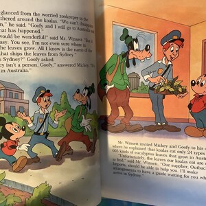 Vintage 1991 Mickey and Goofy Down Under an Adventure in Australia ...