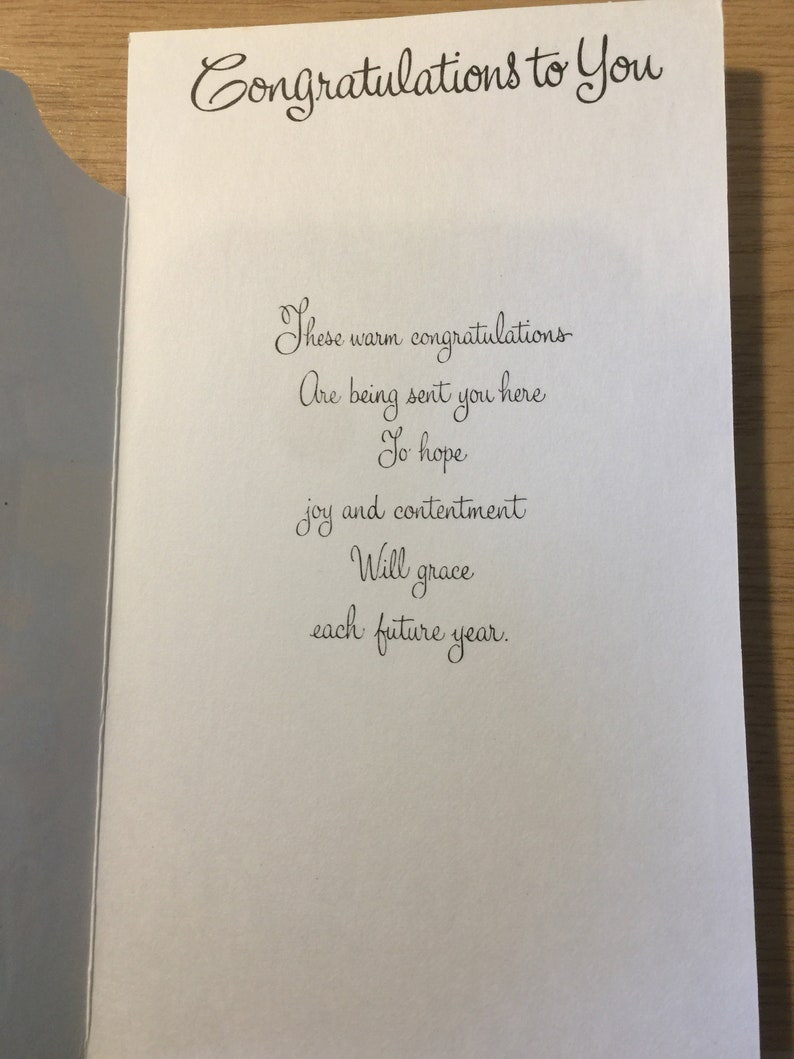 EXTREMELY RARE Circa 1960s Vintage/retro 'congratulations | Etsy