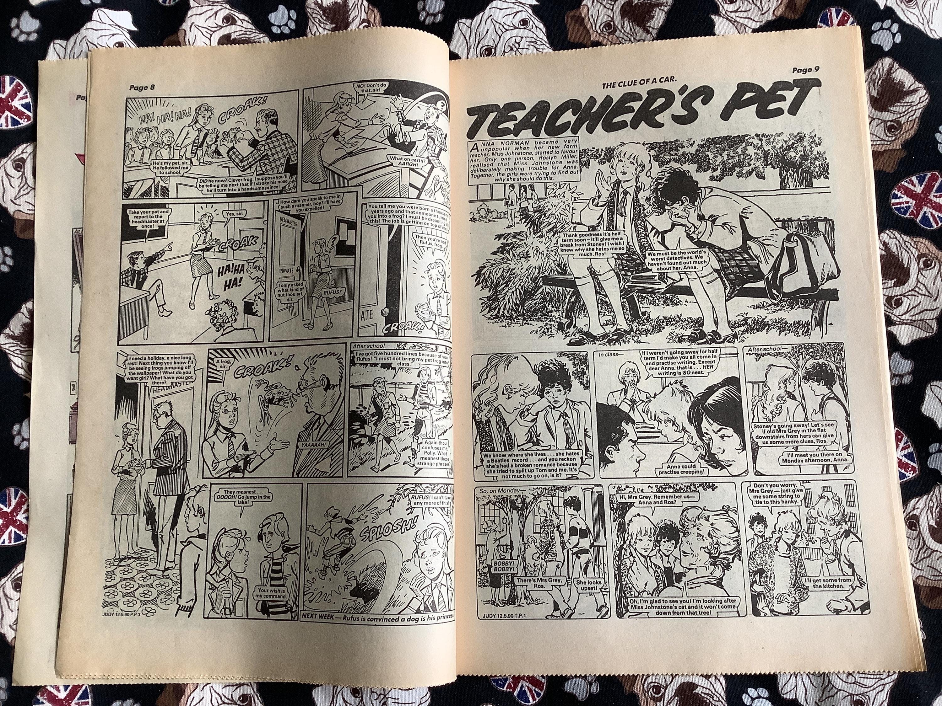 Rare Vintage May 12, 1990 'judy' Comic -comic Strip Stories -childhood ...