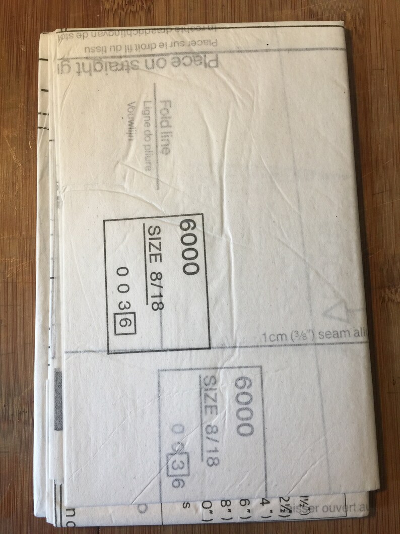 RARE Vintage Uncut Circa 1980s New Look Sewing Pattern No 6000 | Etsy
