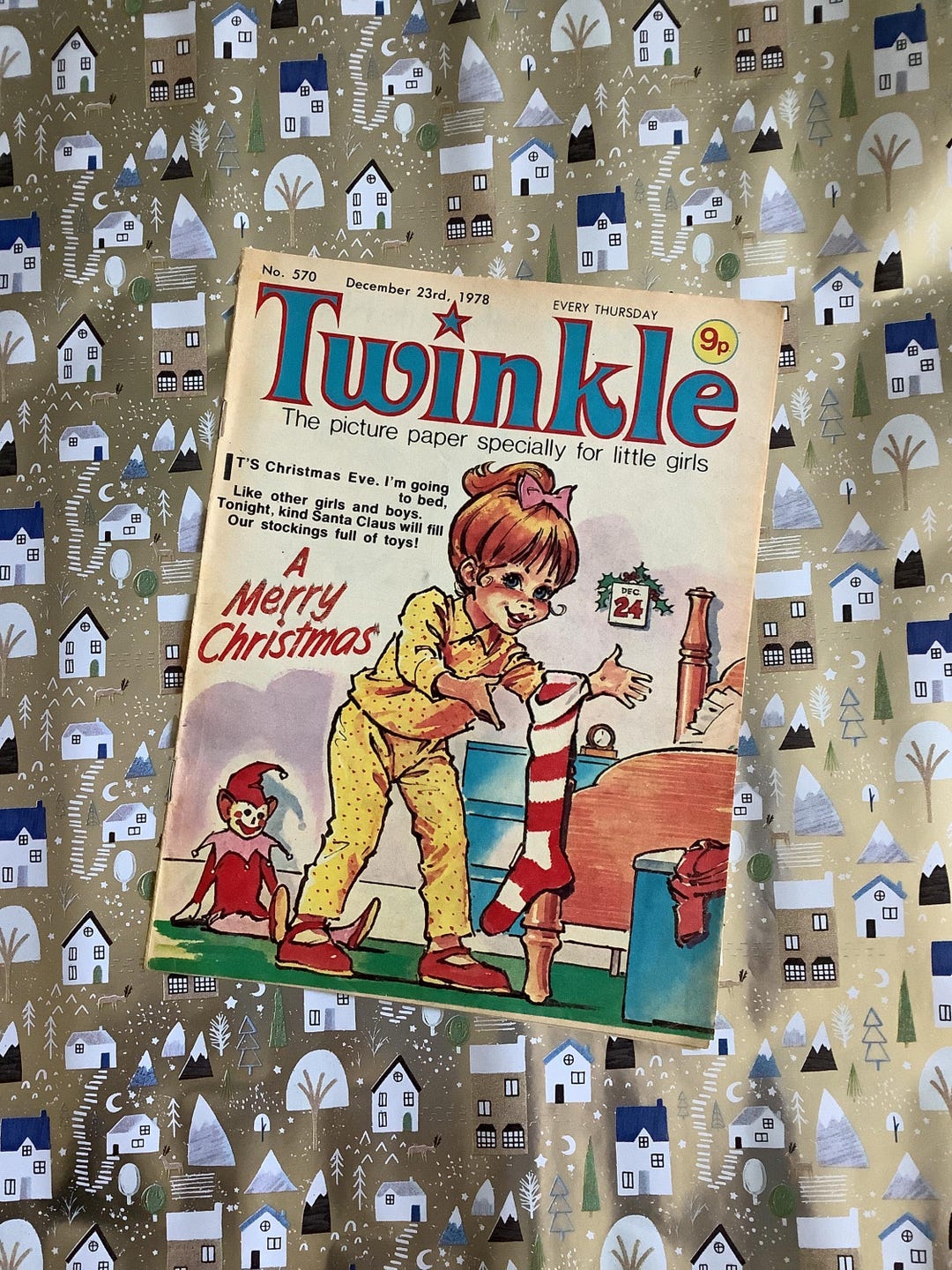 Rare Vintage December 23rd 1978 'twinkle' Comic - Christmas Issue ...