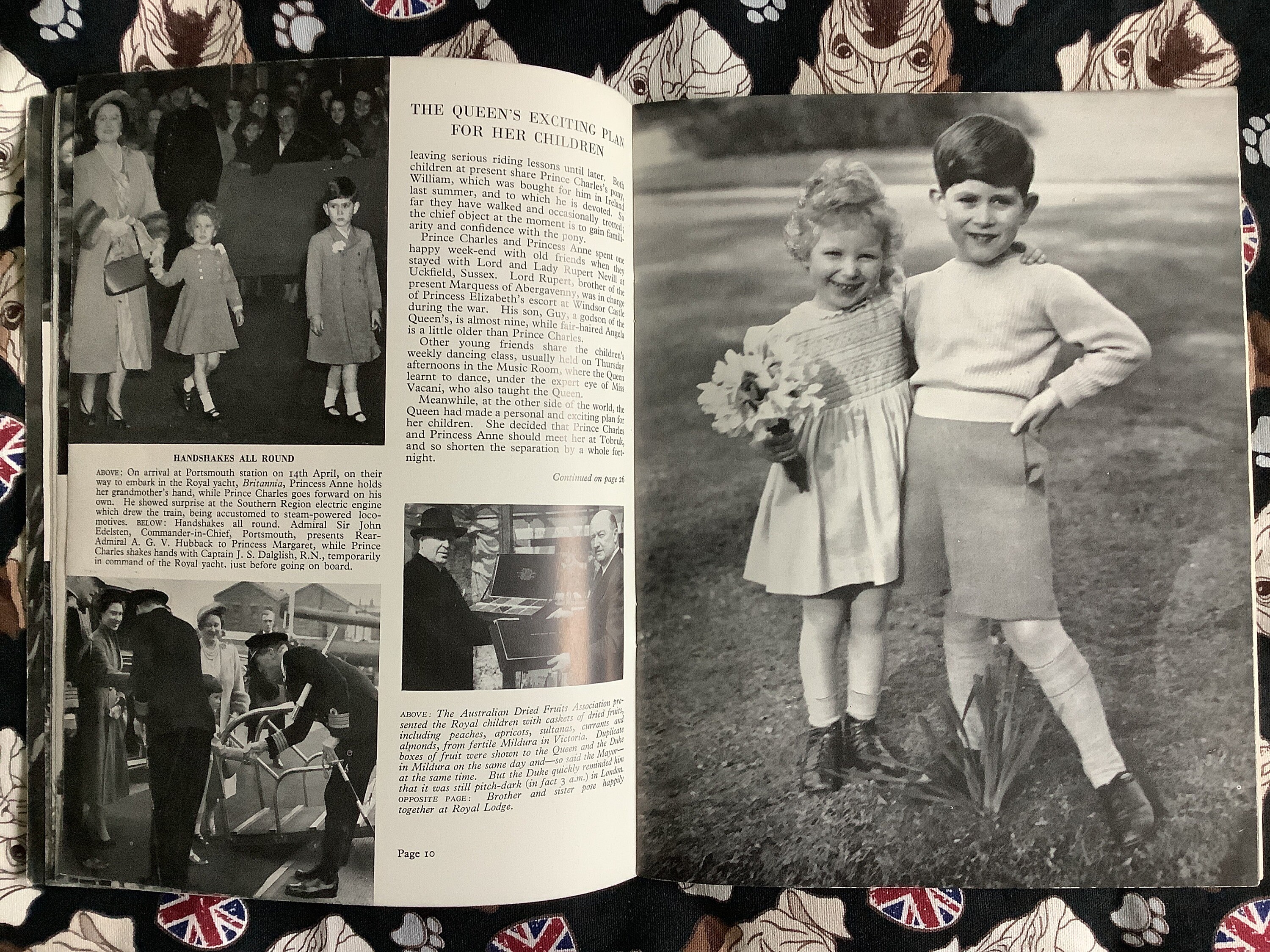 RARE Vintage Circa 1953 Our Bonny Royal Children' Book Pictorial Story ...