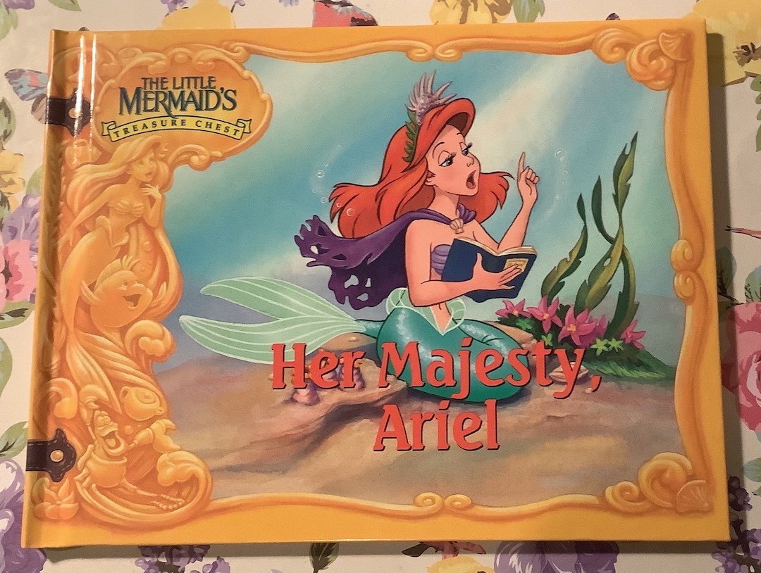 Beautiful Vintage 1992 the Little Mermaid’s Treasure Chest ‘her Majesty ...